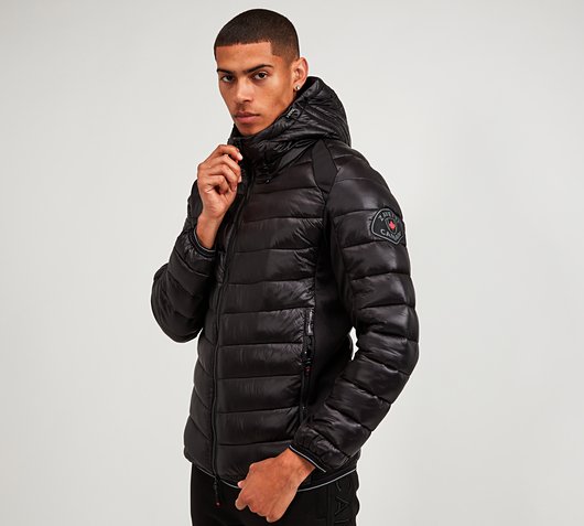 Zavetti Canada Terosso Hybrid Jacket | Black | Footasylum