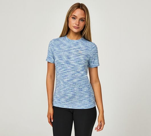 Montirex Womens Trail 2.0 T-Shirt | Moroccan Blue / Aqua Marine / White ...