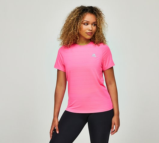 Montirex Womens Draft T Shirt | Neon Pink | Footasylum