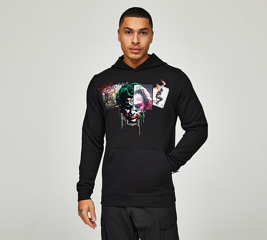 Alessandro Zavetti Risatina Overhead Hoodie | Jet Black | Footasylum