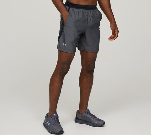 Under Armour UA Launch 7 Inch Short | Black / Grey / Black | Footasylum