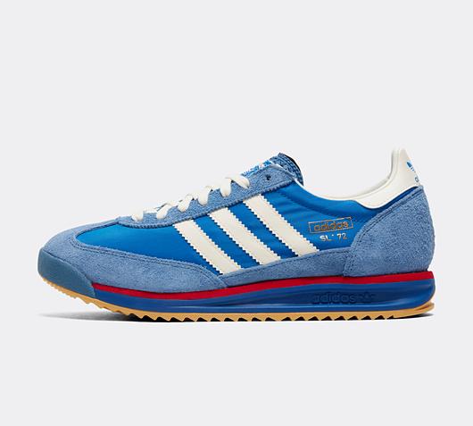 adidas Originals SL 72 RS Trainer | Blue / Core White / Better Scarlet ...