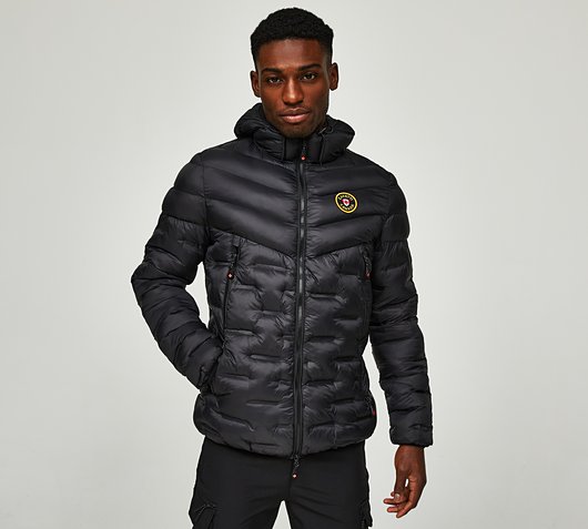Zavetti Canada Savuno Puffer Jacket | Black | Footasylum