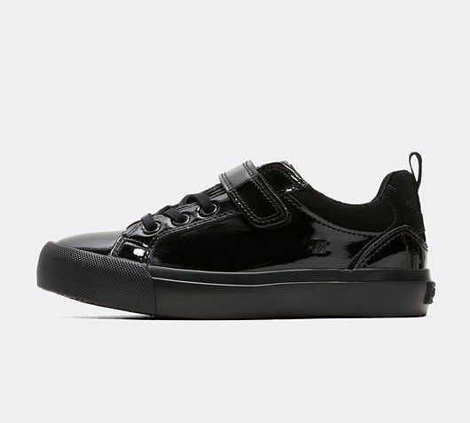 Métissier Infant Monza Patent Trainer | Black | Footasylum