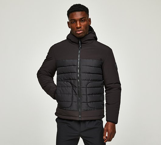 Closure London Slim Softshell Ripstop Jacket | Black | Footasylum