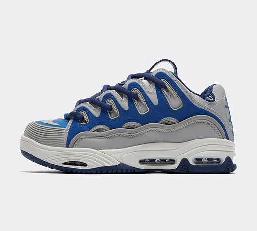Osiris D3 2001 Trainer | Grey / Blue / Black | Footasylum