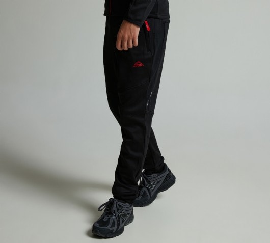 Alpyrex Junior Kalmat Poly Pant | Jet Black | Footasylum