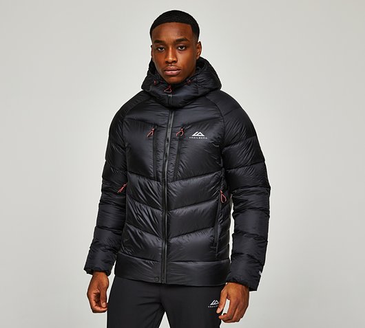 Trailberg Blanc 700FP Puffer Jacket | Black | Footasylum
