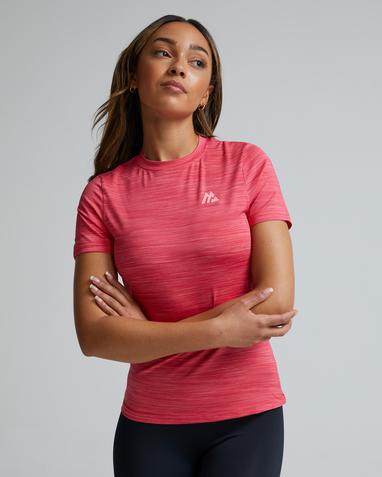Montirex Womens Trail T-Shirt | Strawberry Soda / Persian Pink / Pink ...