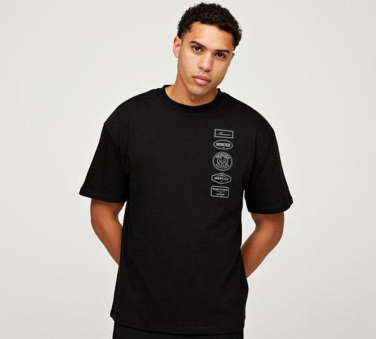 Mercier Cadrock T-Shirt | Black | Footasylum