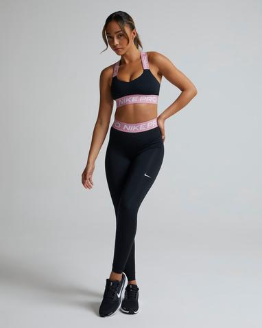 Nike Womens 365 Legging | Black / Elemental Pink | Footasylum