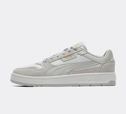 Puma Junior Court Classic Trainer | Puma White / Glacial Grey / Puma ...