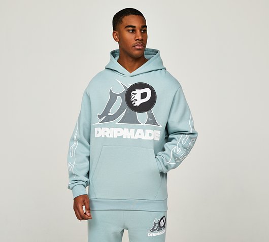 Dripmade Hustle Overhead Hoodie | Arona | Footasylum