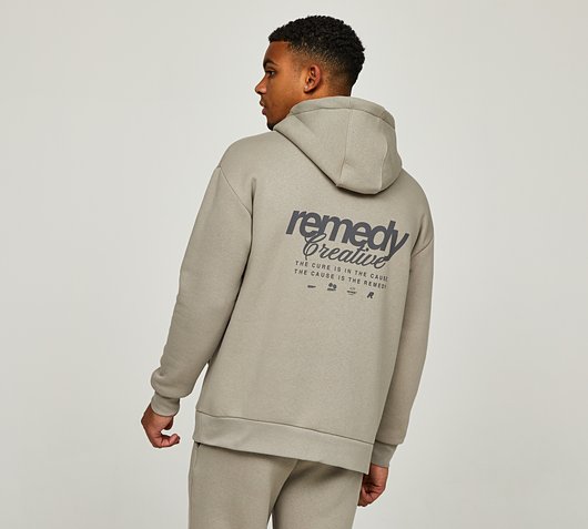 RMDY Creative Overhead Hoodie | Rhino Grey | Footasylum