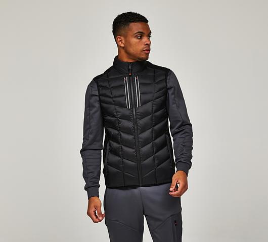 Zavetti Canada Anvox Hybrid Gilet | Jet Black | Footasylum