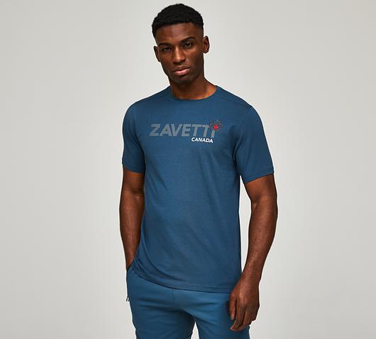 Zavetti Canada Franzoni T-Shirt | Orion Blue | Footasylum