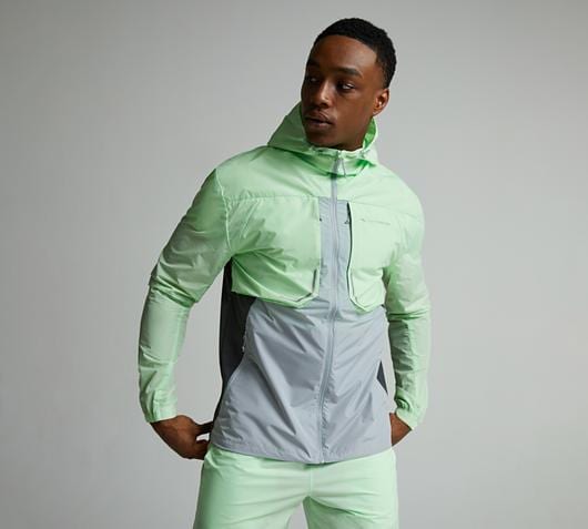 Monterrain Chase 2.0 Windrunner Jacket | Patina Green / Harbour Mist / Iron Gate | Footasylum