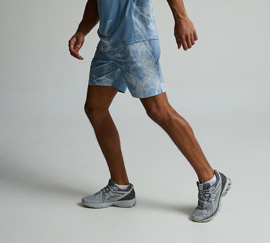 Monterrain Transcend Woven Running Short | Dusty Blue / Baby Blue ...
