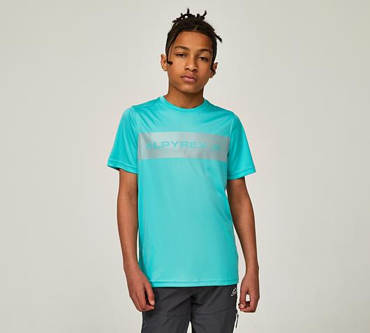 Alpyrex Junior Atlox T-Shirt | Blue Turquoise | Footasylum