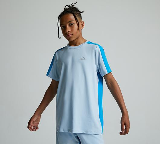 Alpyrex Junior Ontera Poly T-Shirt | Skyway / Malibu Blue | Footasylum