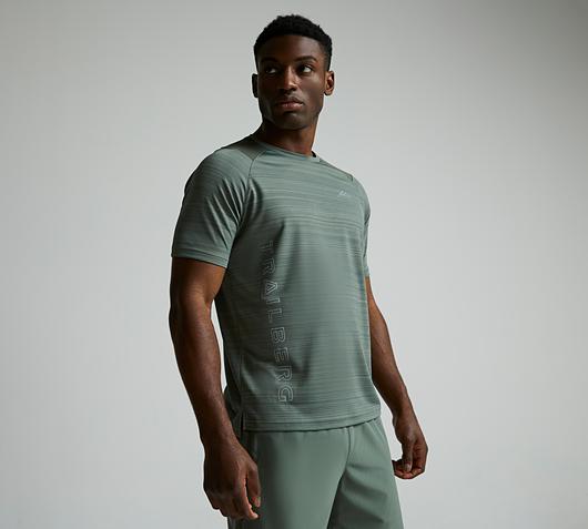 Trailberg Triathlon T-Shirt | Agave Green / Thyme | Footasylum