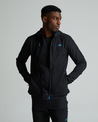 Alpyrex Verdax Windrunner | Jet Black / Malibu Blue | Footasylum
