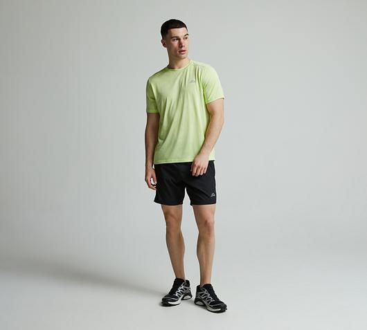 Alpyrex Engage Jacquard T-Shirt | Shadow Lime | Footasylum