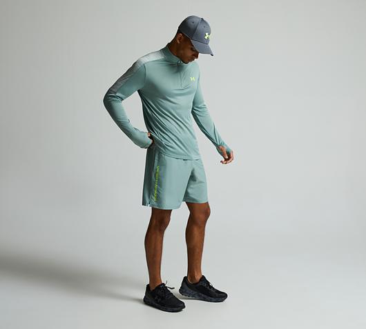 Under Armour UA Tech Woven Wordmark Short | Silica Green / High Vis ...