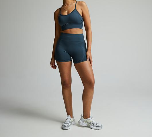 Monterrain Womens Radiance Seamless Short | Dark Slate | Footasylum