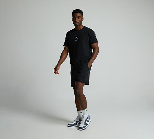 Jordan Dri-FIT Sport Woven Diamond Short | Black / Black | Footasylum