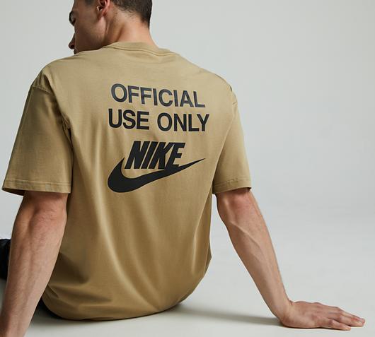 Nike Official Use Only M90 T-Shirt | Parachute Beige | Footasylum