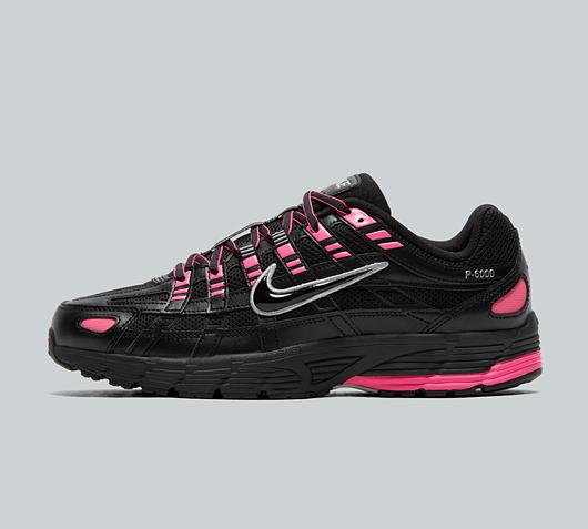 Nike P-6000 Trainer | Pink Blast / Black / Metallic Silver | Footasylum
