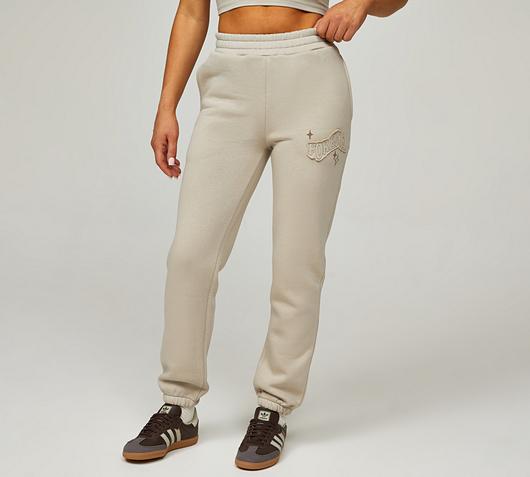 Forena Womens More Soul Cuffed Jogger | Dove / Leafless Tree | Footasylum