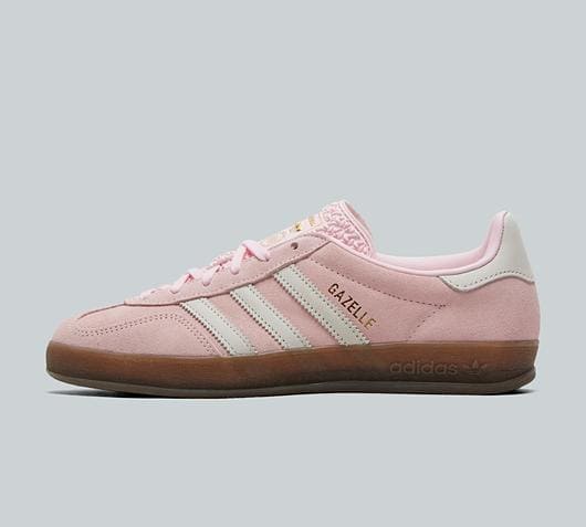 adidas Originals Womens Gazelle Indoor Trainer | Clear Pink / Cream ...