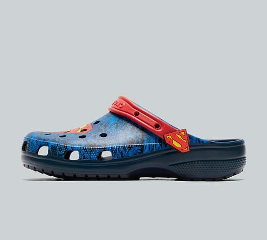 Crocs Superman Classic Clog | Blue / Red / Multi | Footasylum