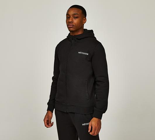 Métissier Rayne Full Ziip Hoodie | Jet Black | Footasylum