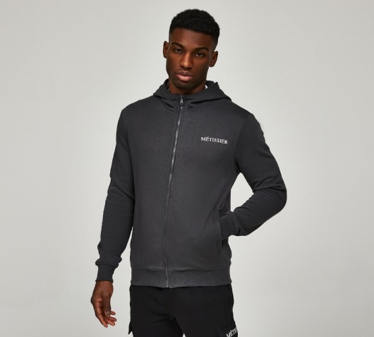 Métissier Rayne Full Ziip Hoodie | Asphalt | Footasylum