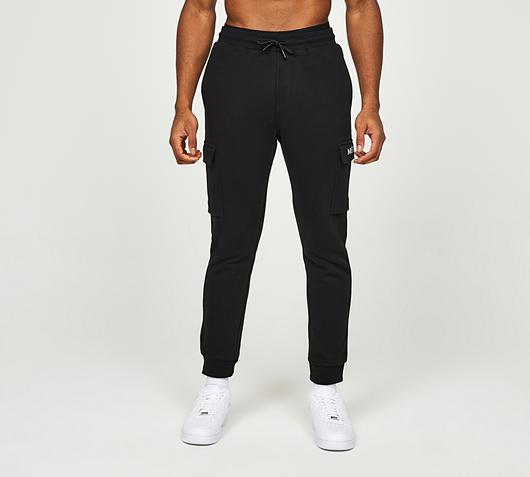 Métissier Lazare Cargo Jogger | Jet Black | Footasylum