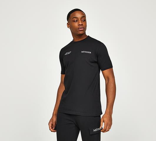 Métissier Lazare 2.0 T-Shirt | Jet Black | Footasylum