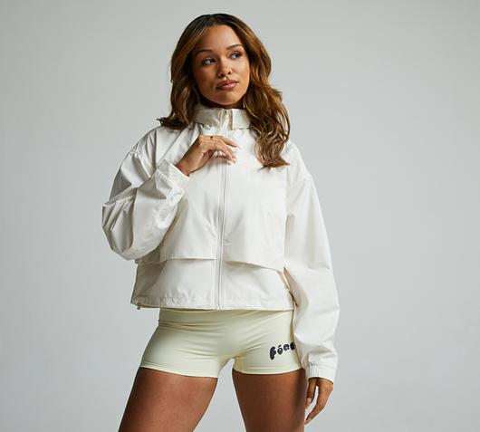 Forena Womens Daisy Light Jacket | White Alyssum | Footasylum