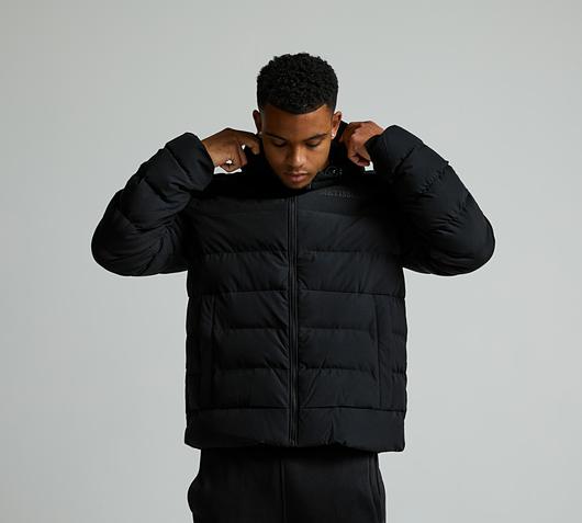 Métissier Loden 2.0 Short Puffer Jacket | Jet Black | Footasylum