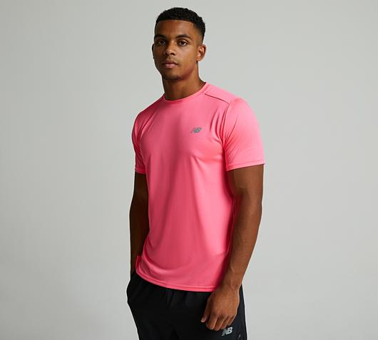 New Balance Sport Essential T-Shirt | Neon Pink | Footasylum