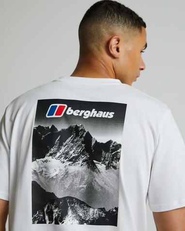 Berghaus Alpine Peak Threshold T-Shirt | White | Footasylum