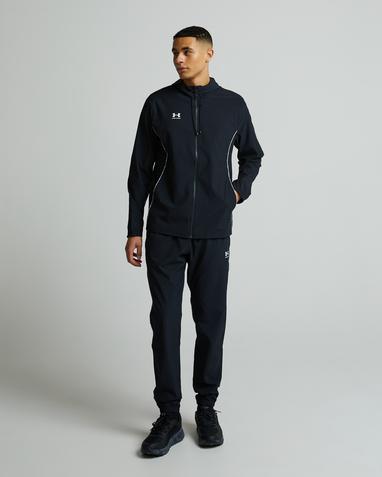 Under Armour Challenger Pro Woven Tracksuit | Black / White | Footasylum
