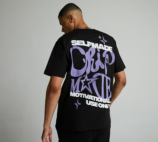 Dripmade Lucid Dreams T-Shirt | Jet Black | Footasylum
