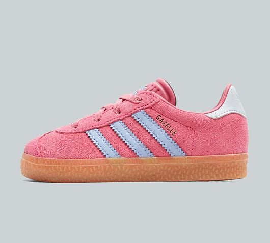 adidas Originals Nursery Gazelle Trainer | Shock Pink / Blue Spark ...