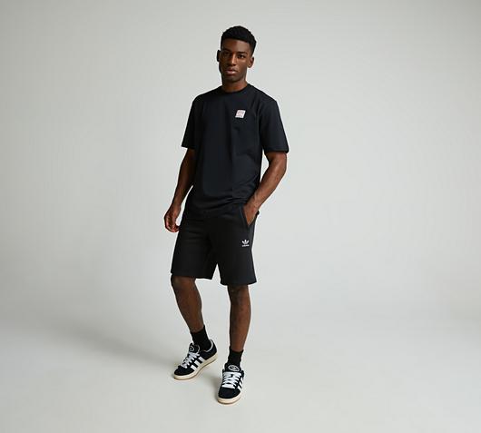 adidas Originals Trefoil Essentials Short | Black | Footasylum