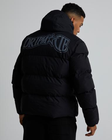 Dripmade Lucid Short Puffer Jacket | Jet Black | Footasylum