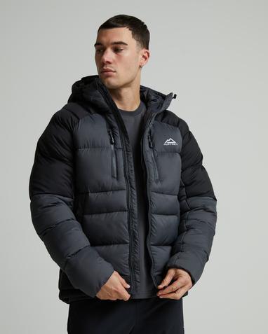 Alpyrex Tarax Puffer Jacket | Asphalt / Jet Black | Footasylum