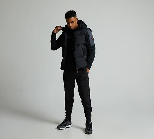 Zavetti Canada Rovino Puffer Gilet | Jet Black | Footasylum